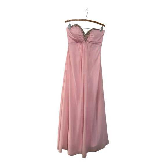 Alyce | Dresses | Alyce Bdazzled Womens Strapless Empire Waist Gown ...